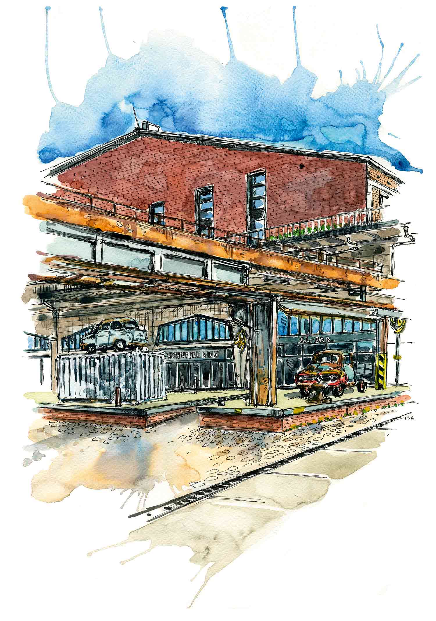 ISA FISCHER - KUNST.HAFEN.WALLE